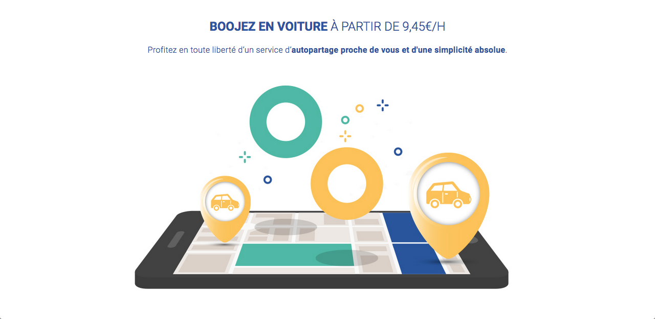 Photo 1 - Autopartage : ça Booj aussi en région