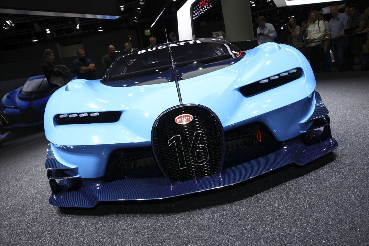 Photo 5 - Face avant Bugatti Vision GranTurismo au salon de Francfort ...