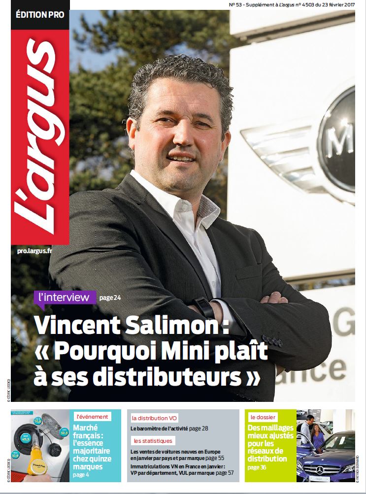 Diaporama et photos - Vincent Salimon dans L'argus | L'Argus