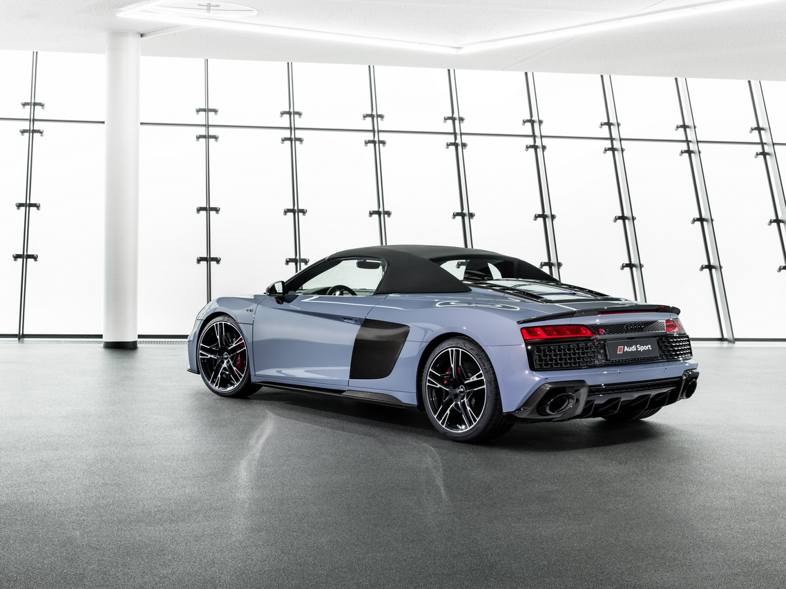 Photo 32 - audi R8 restylée spyder 2019 capote - Audi R8 (2019). Infos et photos officielles de ...