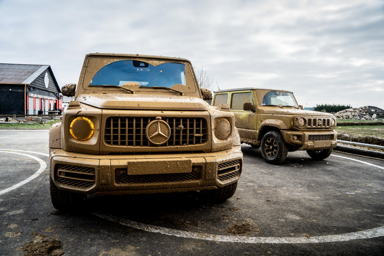 Photo 42 - Duel entre le Suzuki Jimny et le Mercedes Classe G 63 AMG en ...