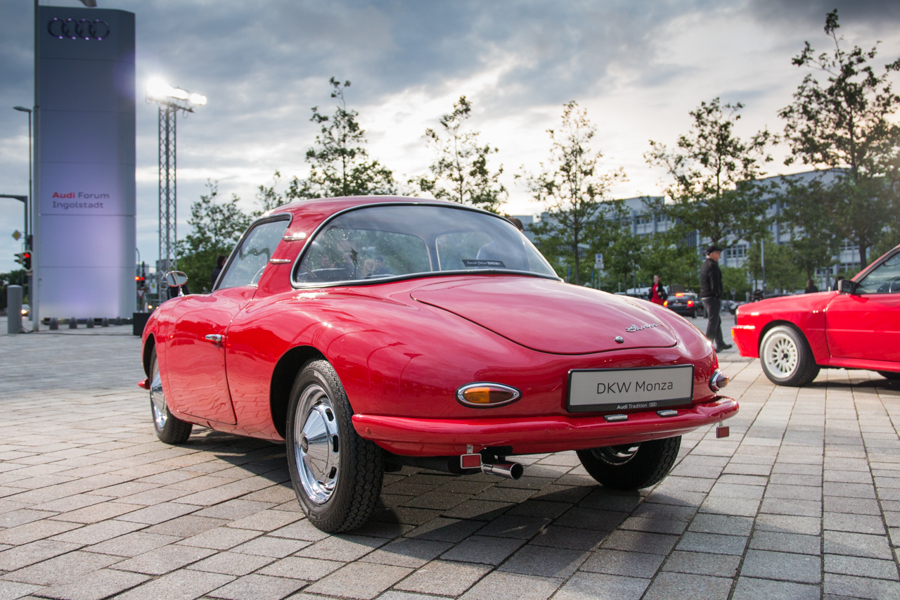 Photo 5 - DKW monza audi rouge arrière - 60 ans de coupés Audi en photos