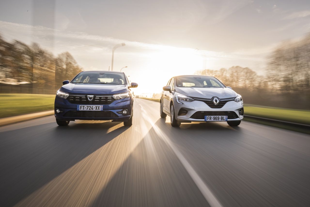 Photo 4 - Dacia Sandero 2021 vs Renault Clio 5 - Essai comparatif : la ...