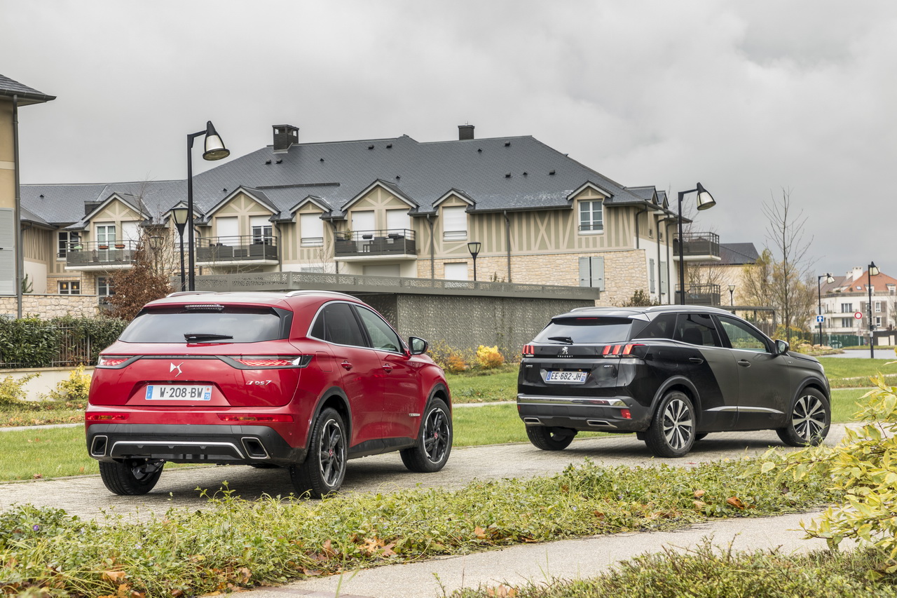 Photo 3 - DS7 Crossback Performance Line + vs Peugeot 3008 GT - Essai ...