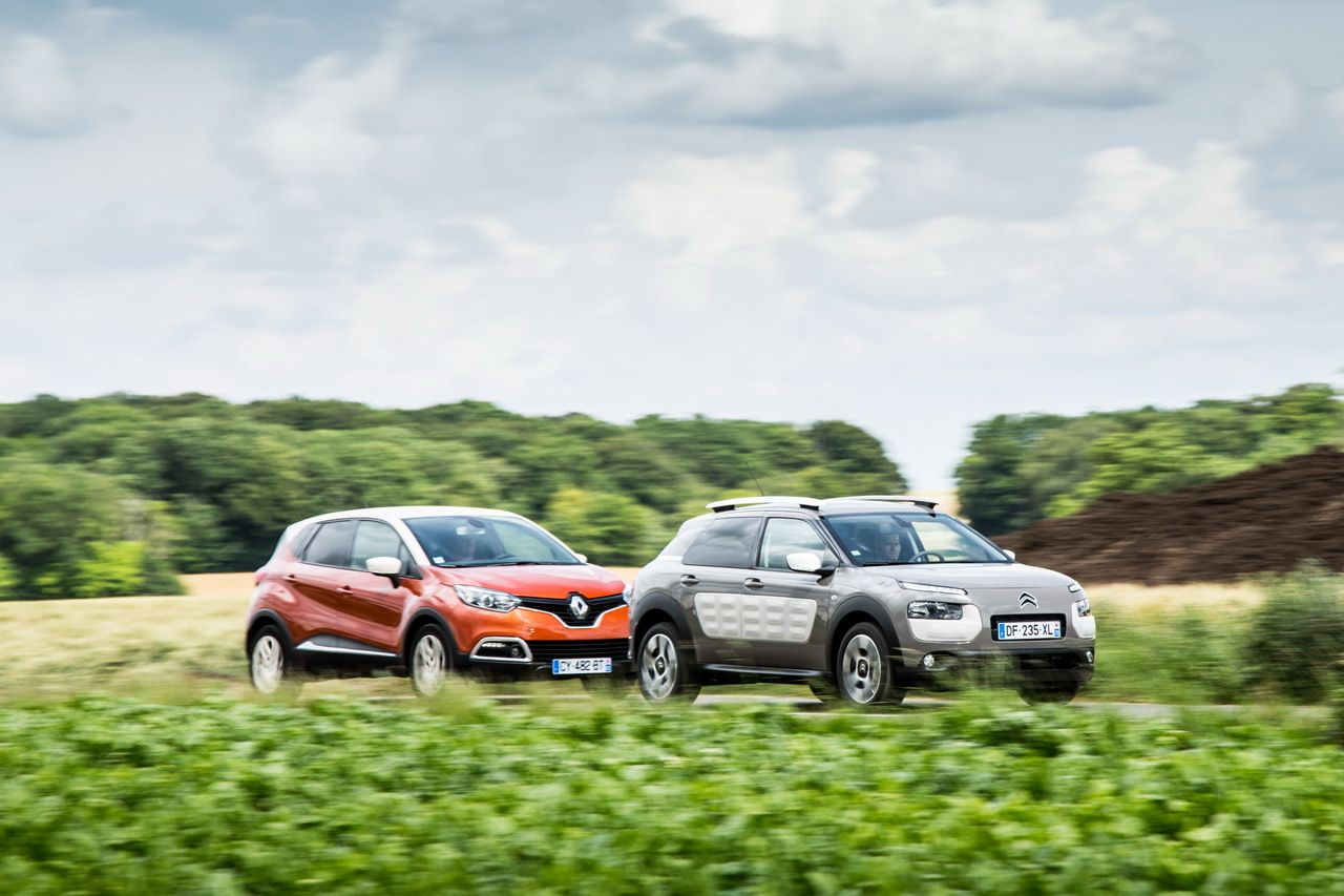 Essai Citroën C4 Cactus vs Renault Captur : le match de crossovers