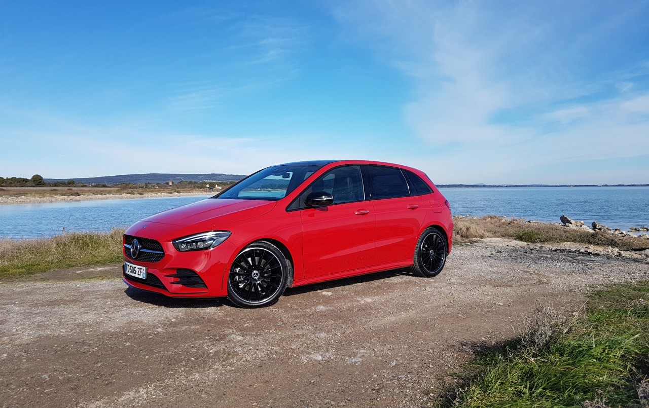 Photo 1 - essai mercedes classe b rouge - Essai Mercedes Classe B : ce ...
