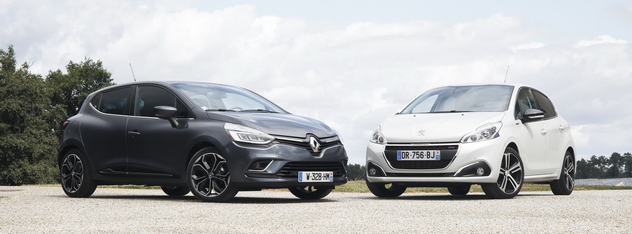 Essai comparatif : la Renault Clio restylée défie la Peugeot 208