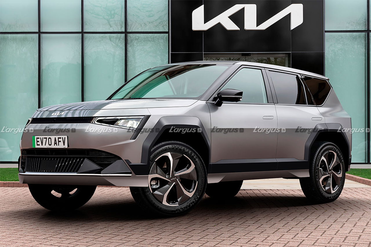 Kia EV7 (2024). Le grand SUV électrique se précise