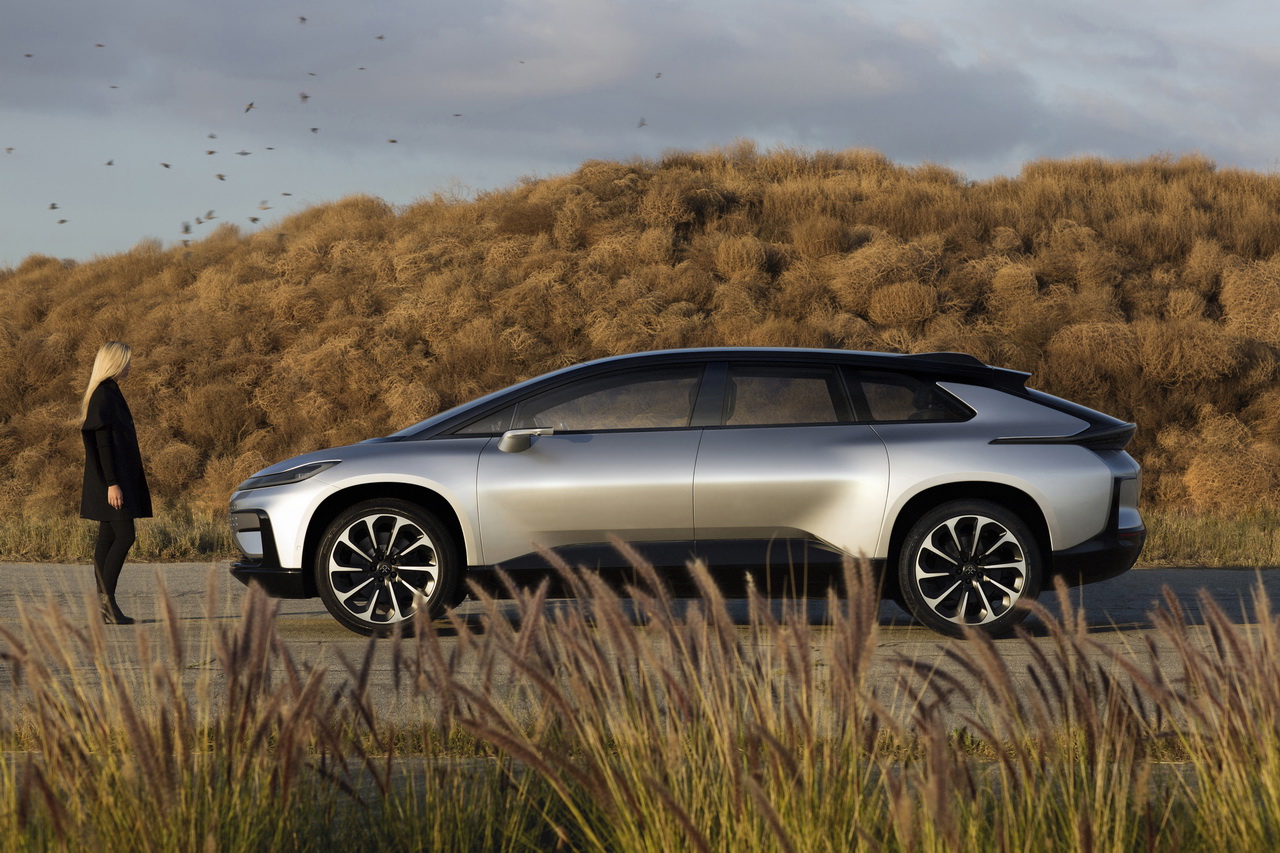 Photo 1 - Faraday Future FF 91 SUV CES 2017 electrique - CES 2017. Faraday Future dévoile un SUV ...