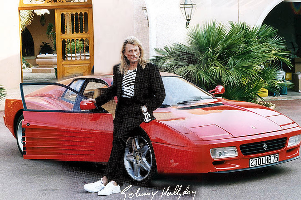 La Ferrari 512 TR de Johnny Hallyday en vente