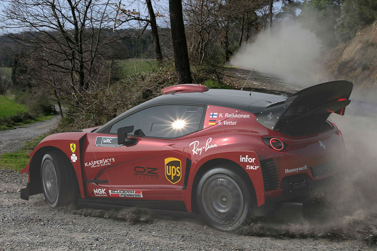 Photo 1 - Et si Ferrari s'engageait en rallye WRC