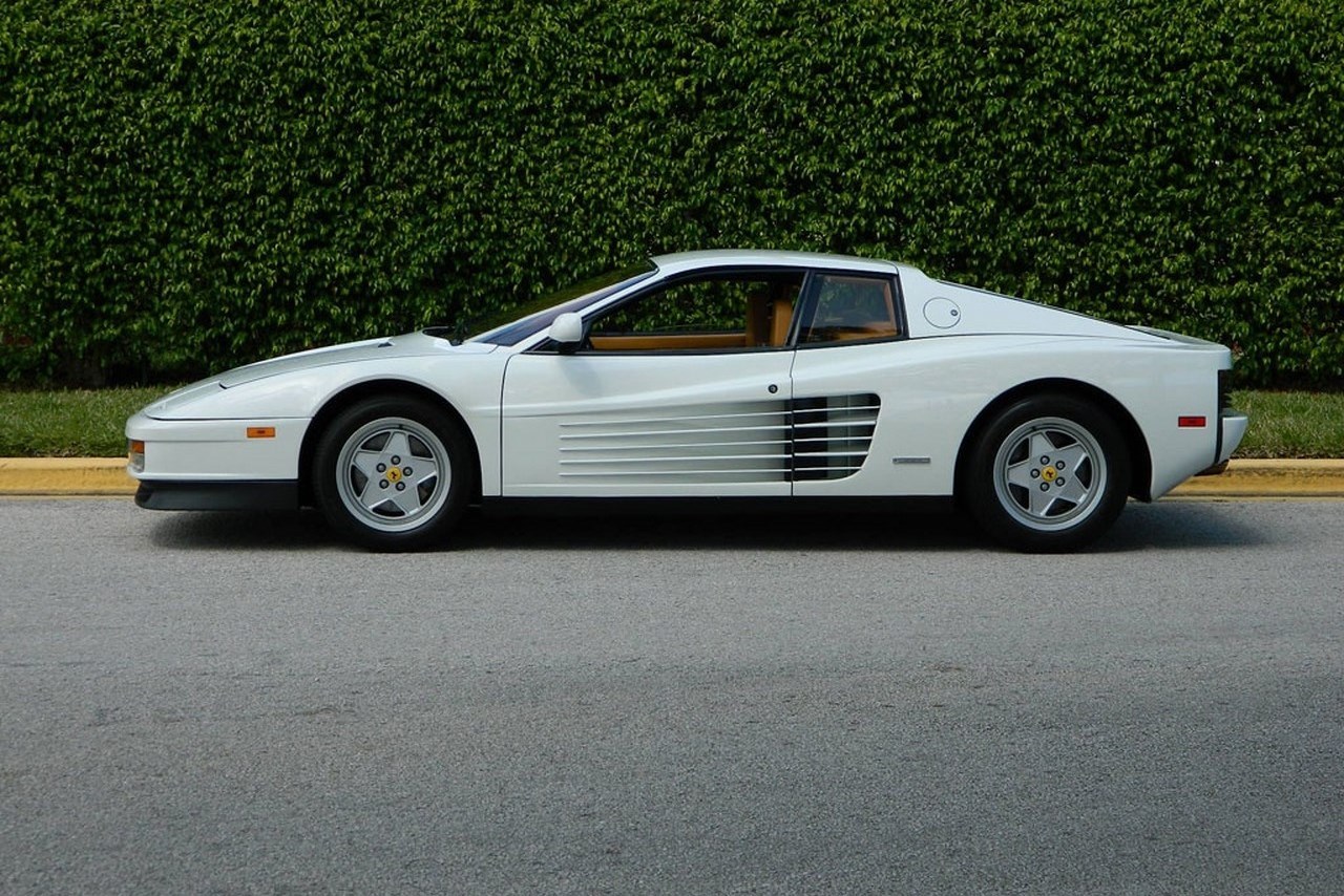 Photo 2 - Ferrari testarossa blanche - La Ferrari Testarossa blanche du ...