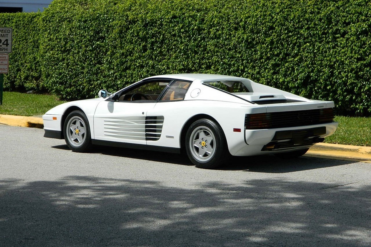 Photo 3 - Ferrari testarossa blanche - La Ferrari Testarossa blanche du ...