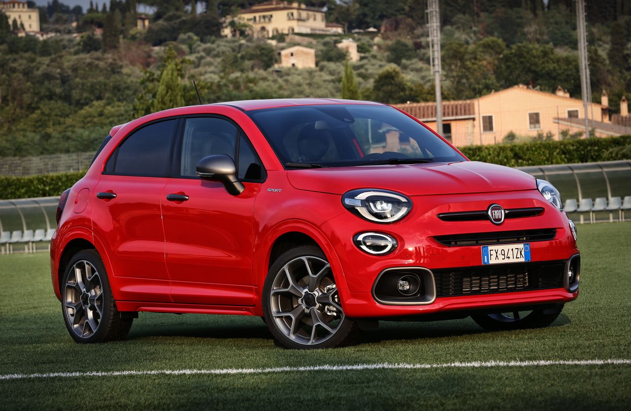 Photo 2 - Fiat 500X Sport rouge profil - Essai Fiat 500X Sport 1.3 T4 ...