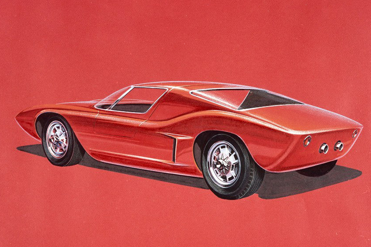 Photo 2 - Ford GT40 découvrez les premiers croquis du bolide mythique