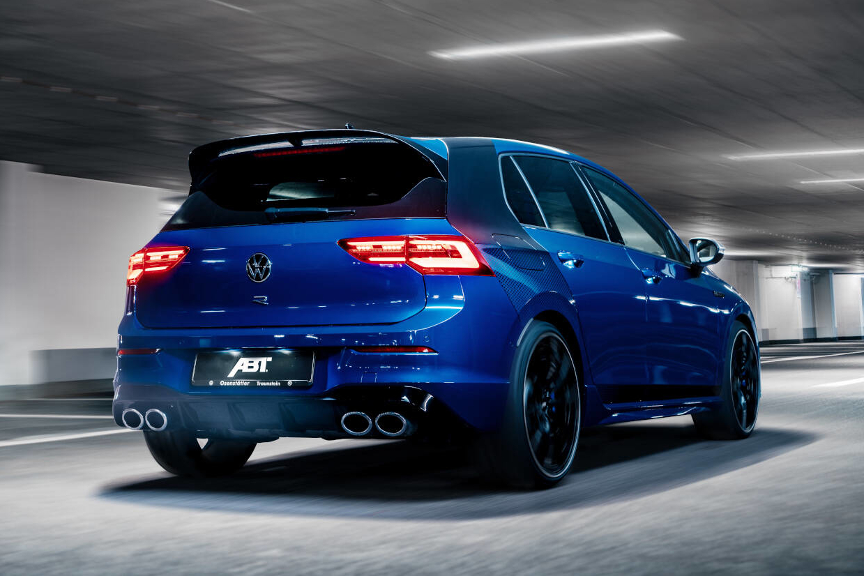 Volkswagen Golf 8 R ABT (2021). Le 4 cylindres déjà boosté à 384 ch