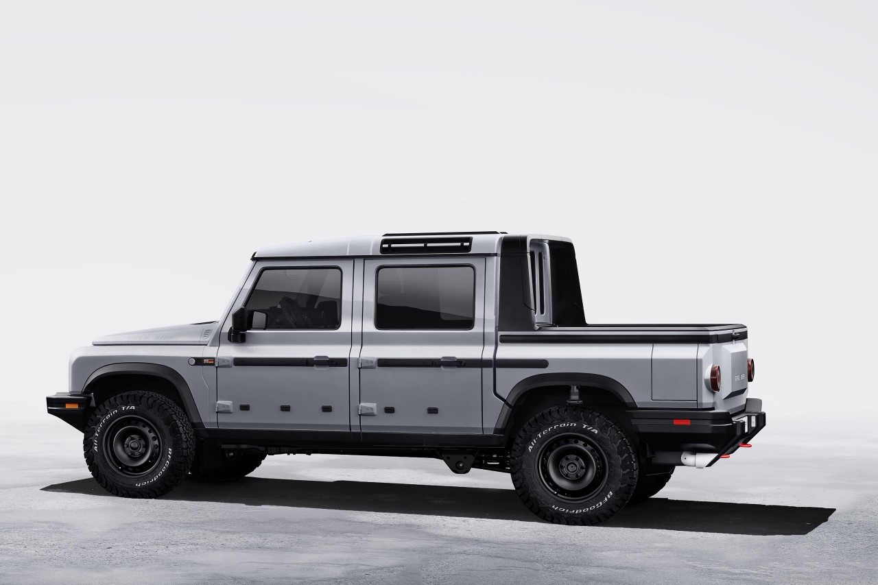 Ineos Grenadier pick-up (2023). L'utilitaire tout-terrain débusqué