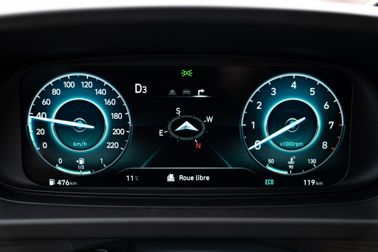 Photo 10 - Mode roue libre Hyundai hybride - Essai Hyundai Bayon (2021 ...