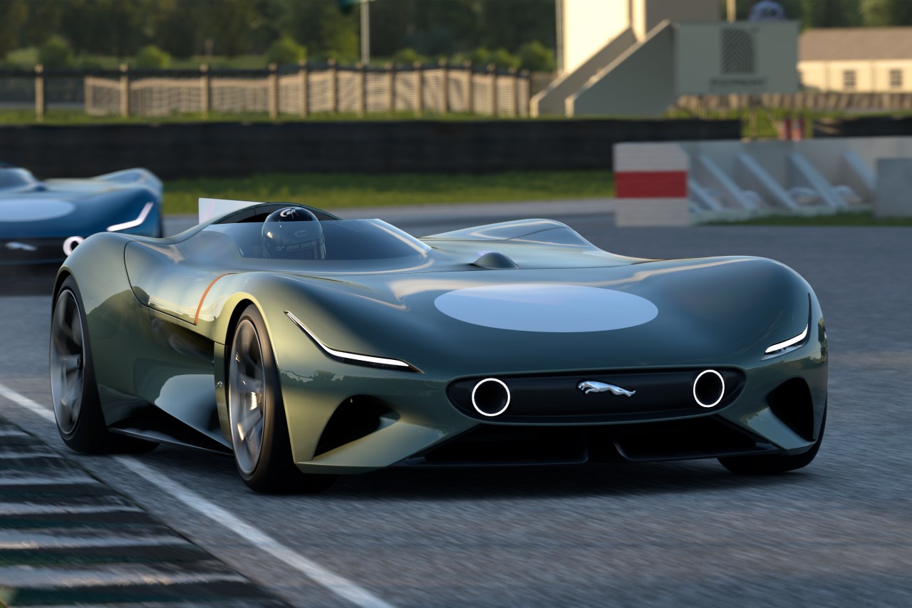 Jaguar Vision GT Roadster. La supercar électrique dans Gran Turismo 7 ...