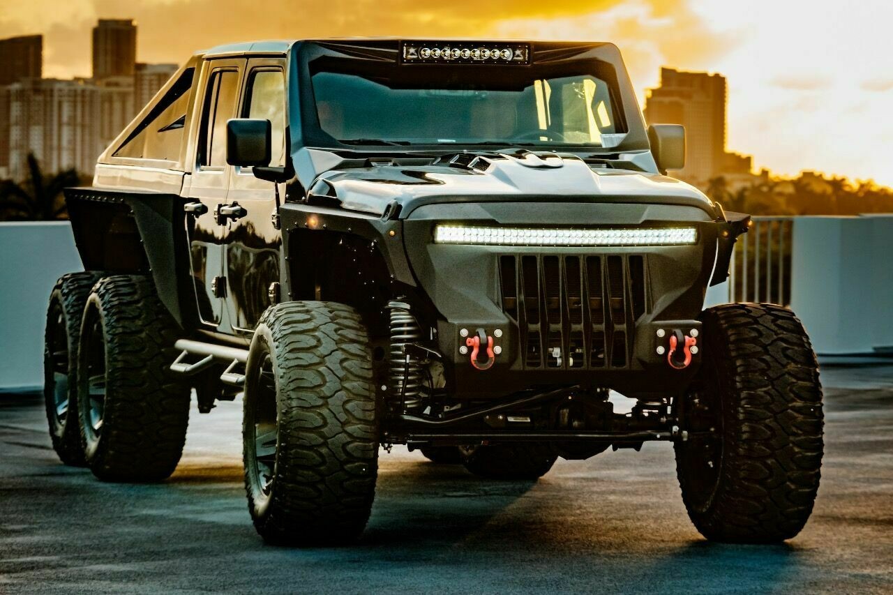 Jeep Gladiator Apocalypse 6x6. L'unique exemplaire vendu 200 000