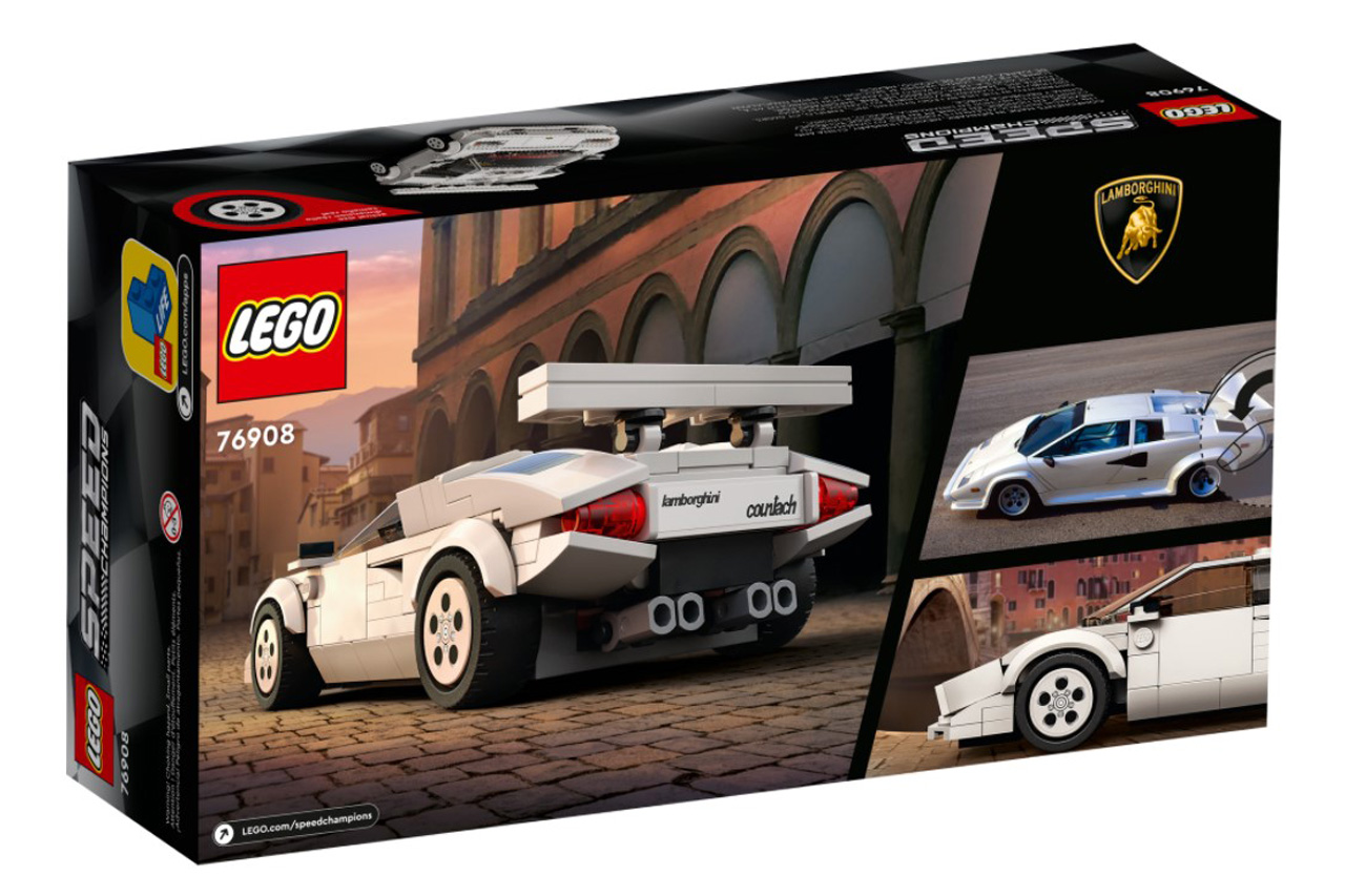 Lego miniaturise les Lamborghini Countach, Lotus Evija et Ferrari 512M ...