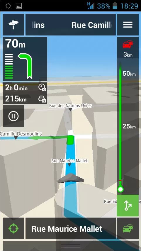 Waze, Mappy GPS free et Michelin Trafic