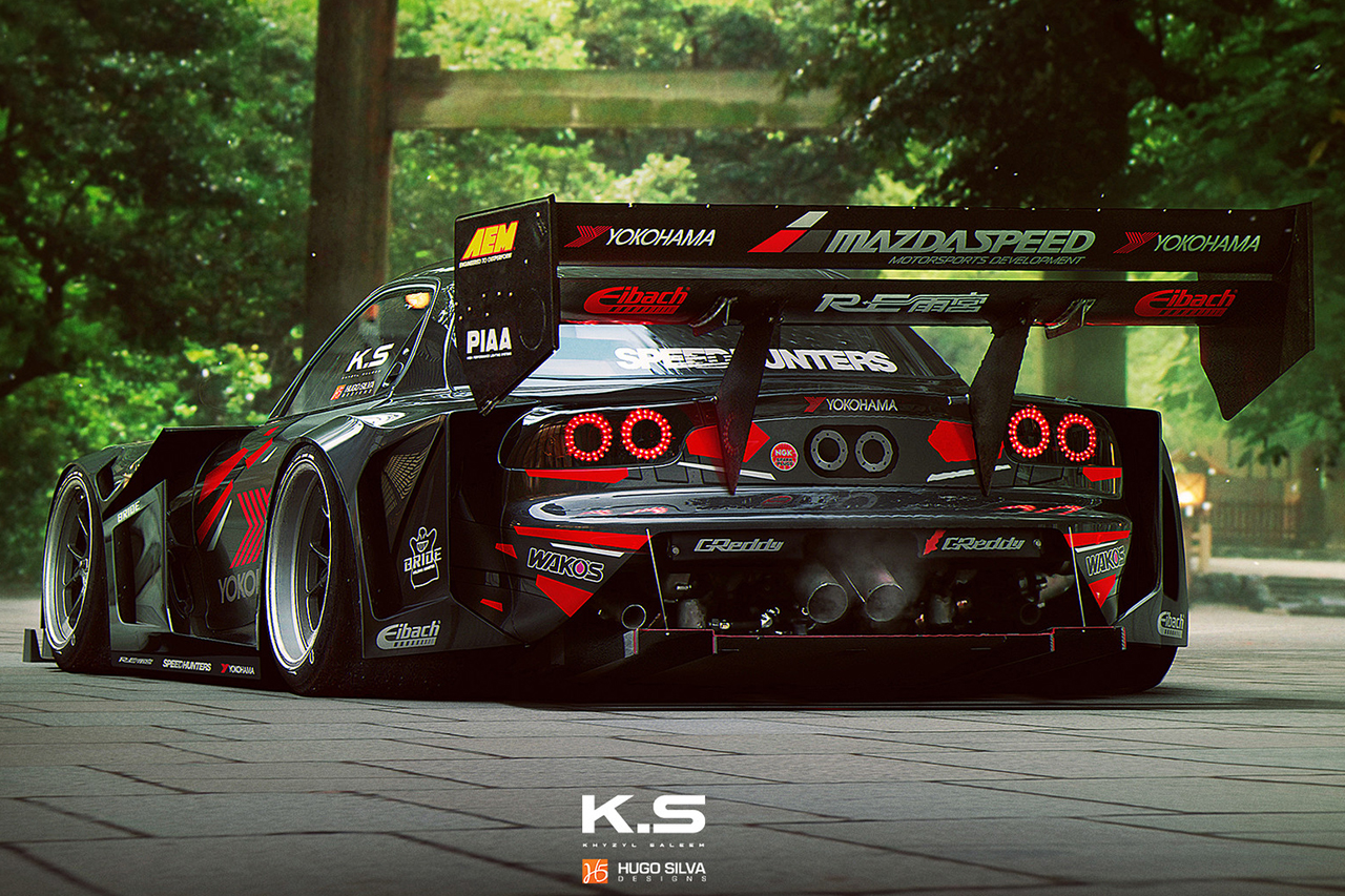 Les incroyables créations du designer Khyzyl Saleem - Mazda RX7 Time ...