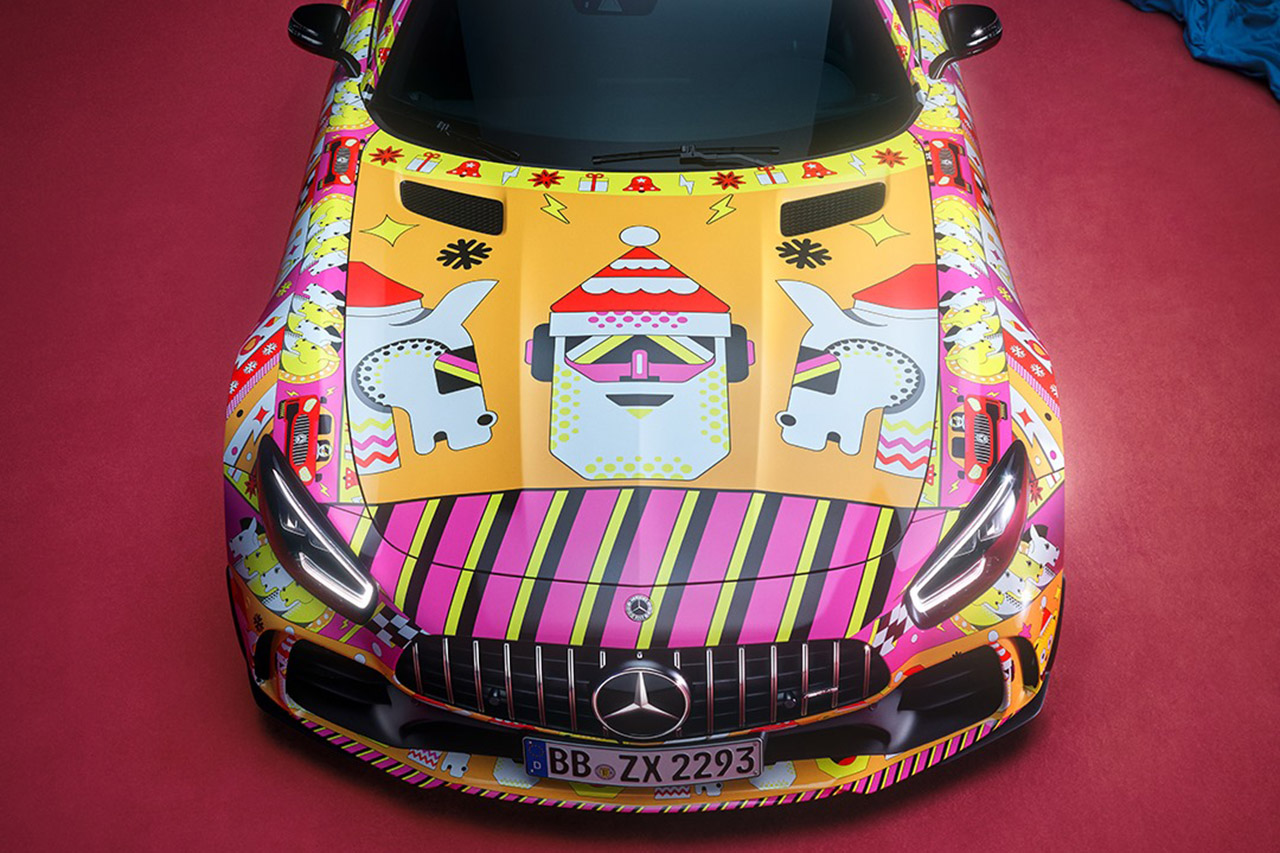 Diaporama et photos - Des Mercedes avec une affreuse déco « Pull de ...