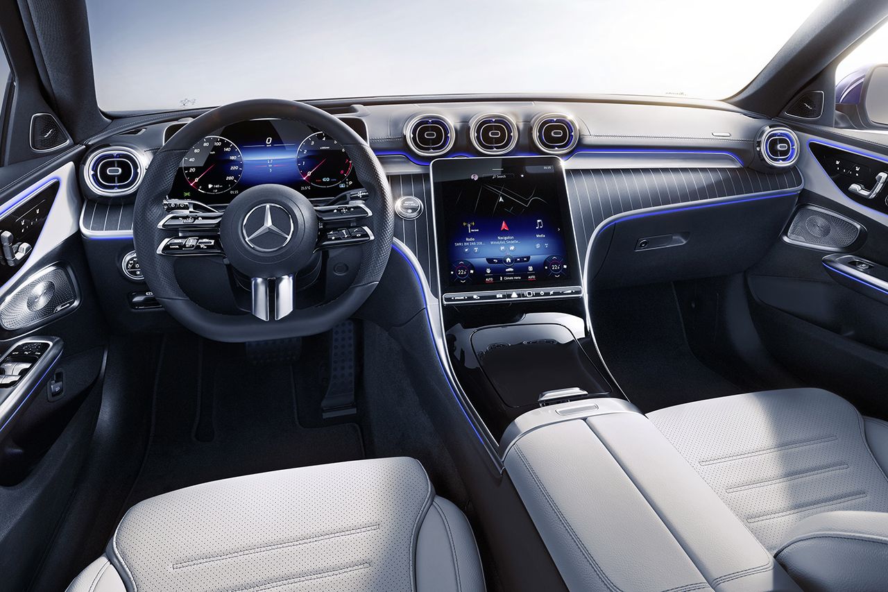Photo 8 - mercedes classe c intérieur - Mercedes Classe C (2021). La nouvelle génération en détail