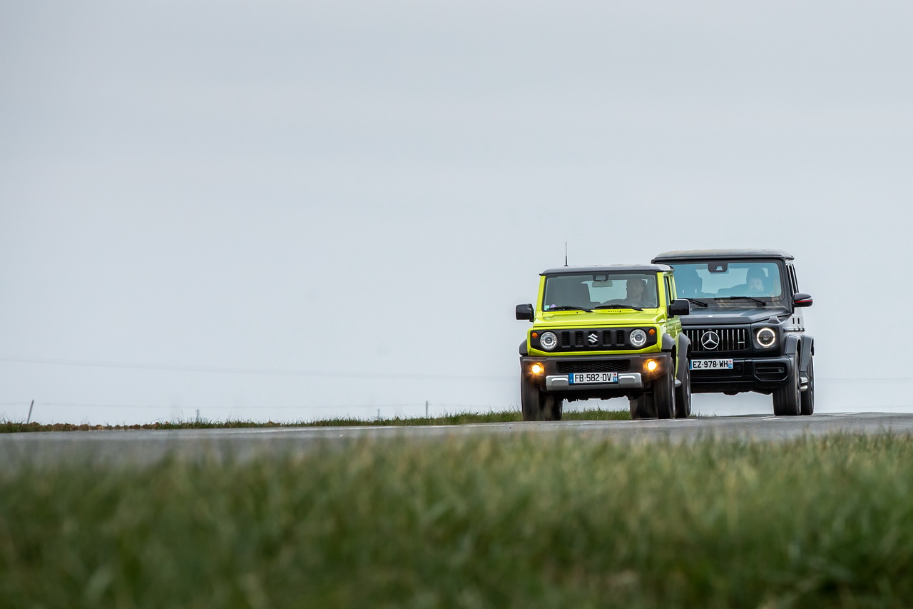 Diaporama et photos - Suzuki Jimny vs Mercedes Classe G : les ...