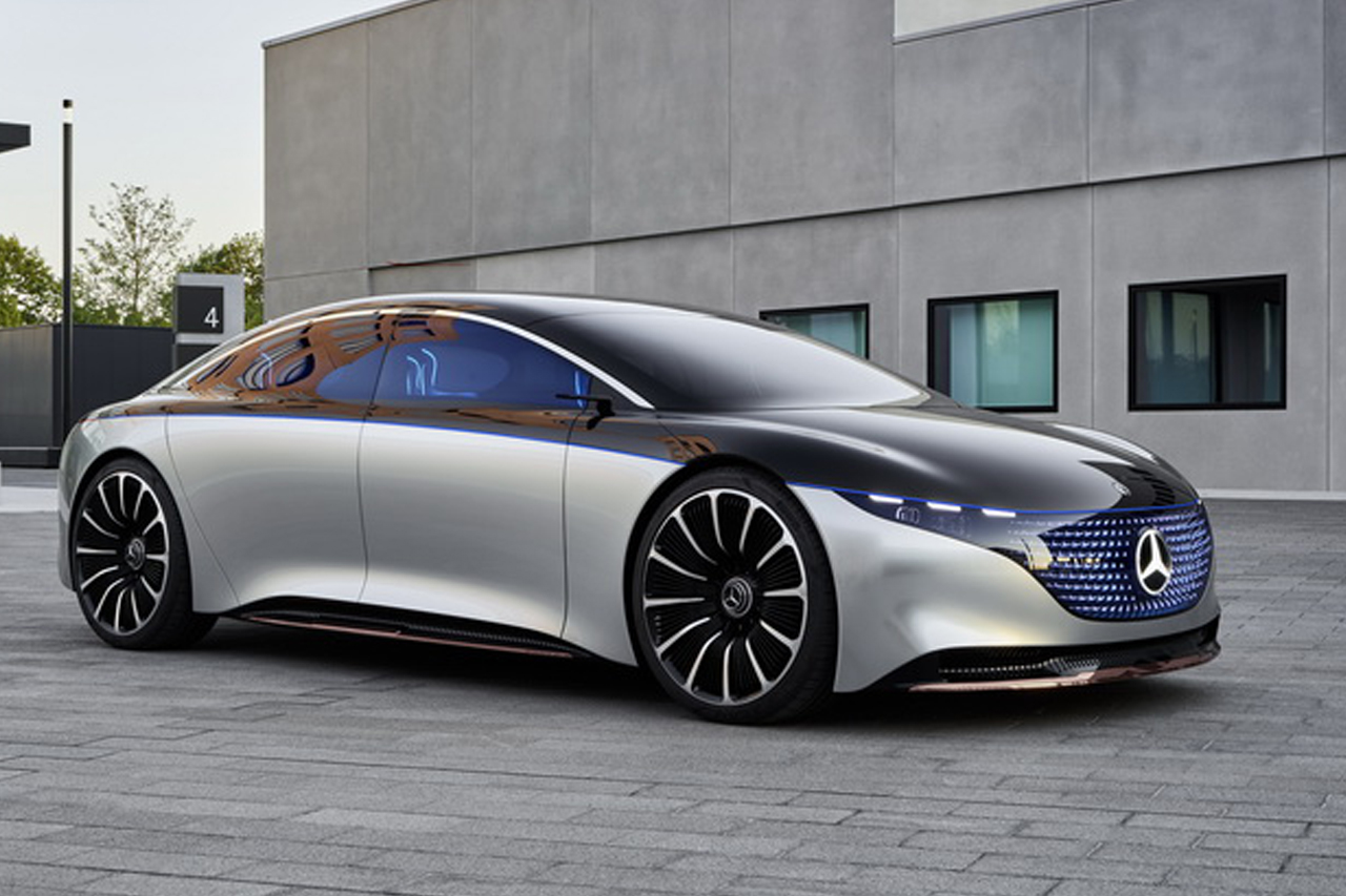 Photo 8 - Mercedes Vision EQS (2019) concept-car - Mercedes EQS : la ...