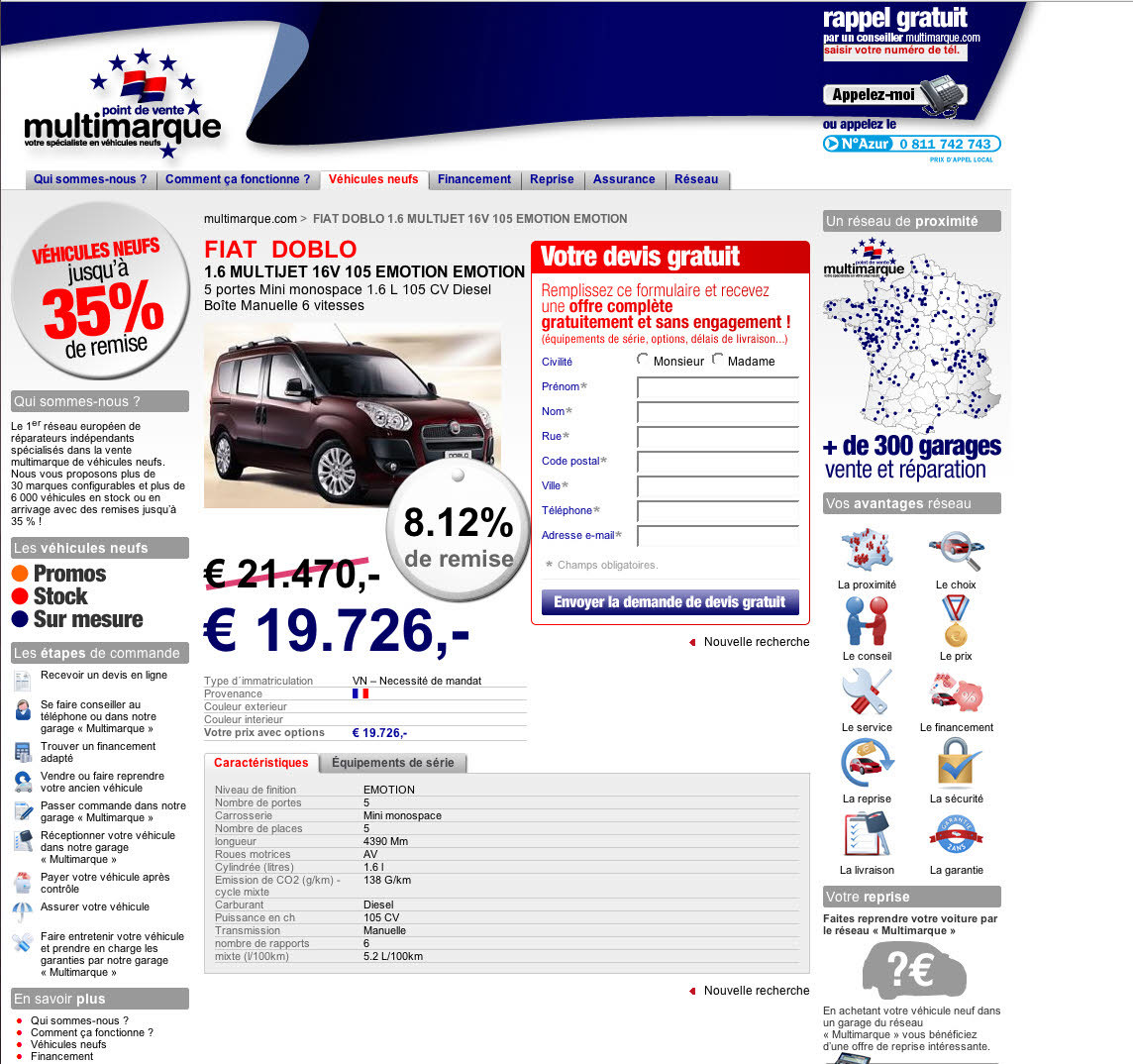 Photo 2 - 5 000 véhicules neufs vendus par le réseau Multimarque en 2013