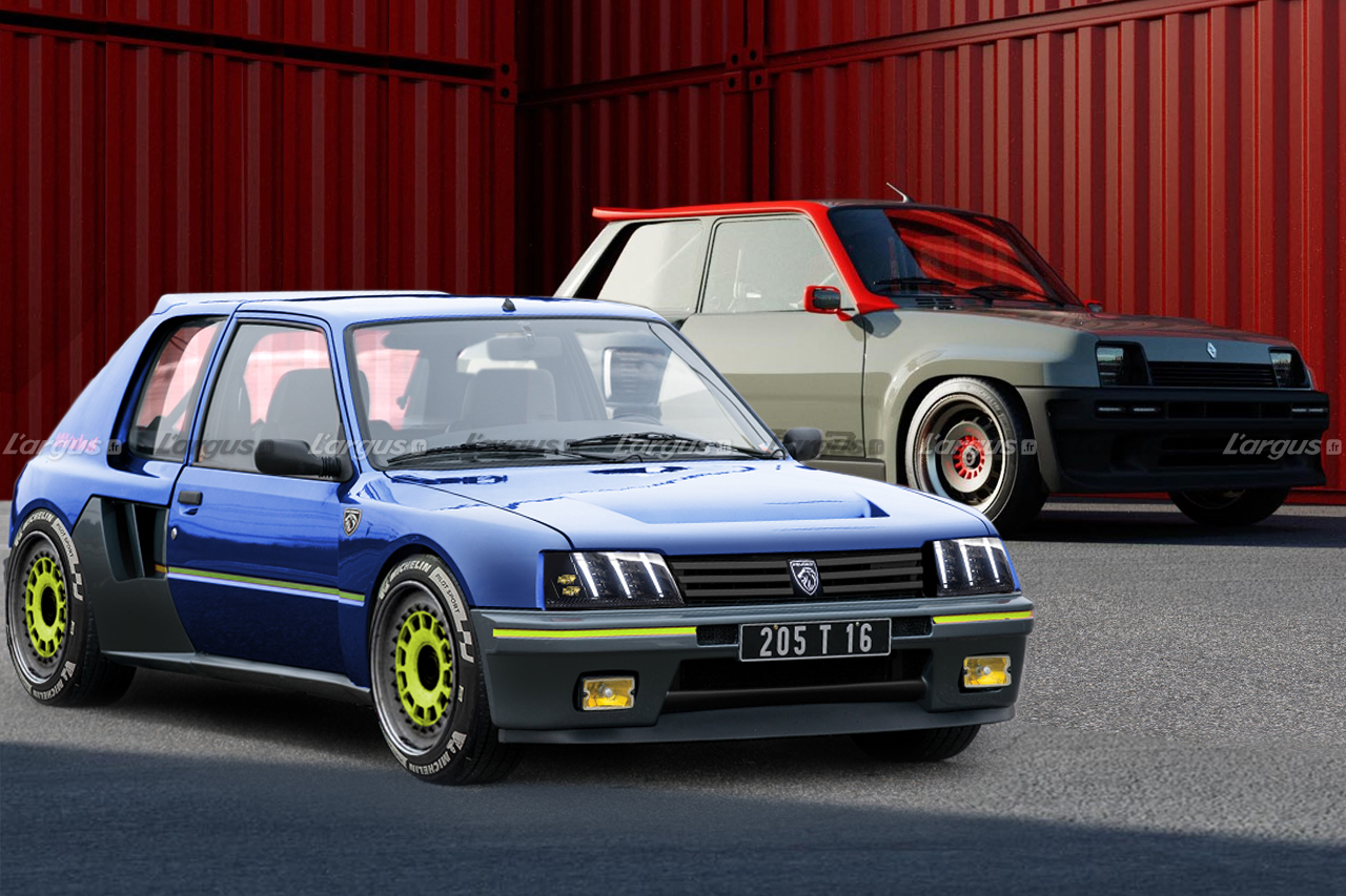 Diaporama et photos - Peugeot 205 Turbo 16 vs Renault 5 Turbo 3 : le ...