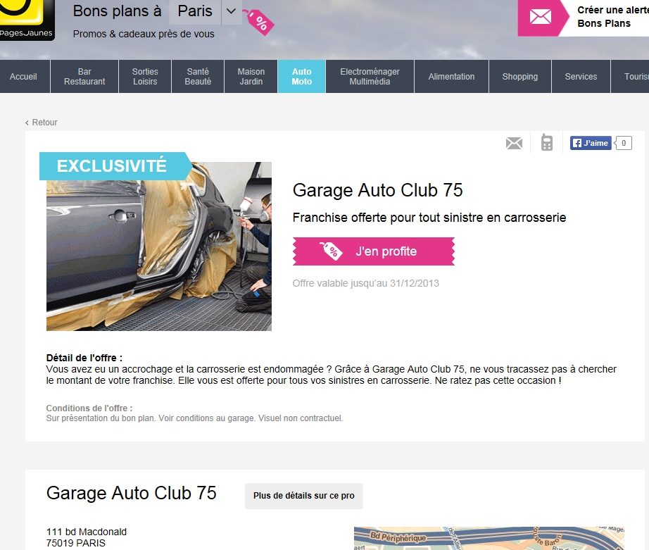 PagesJaunes.fr lance un espace Bons Plans