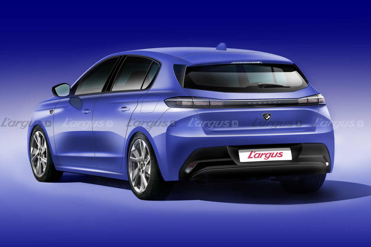 Photo 2 - peugeot 308 2021 illustration L'argus - Un nouveau logo ...