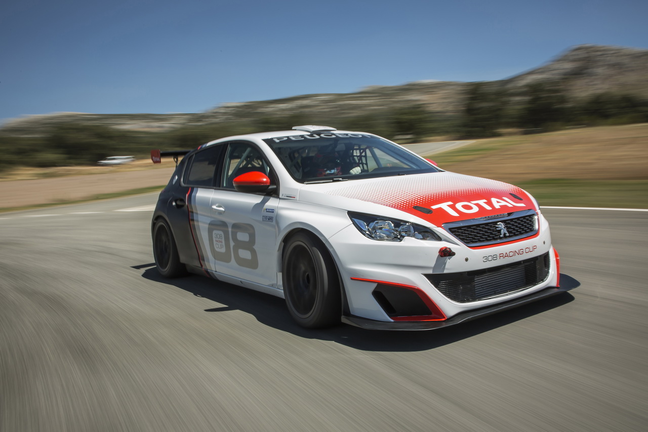 Diaporama et photos - Essai course : Peugeot 308 Racing Cup, la GTi XXL ...