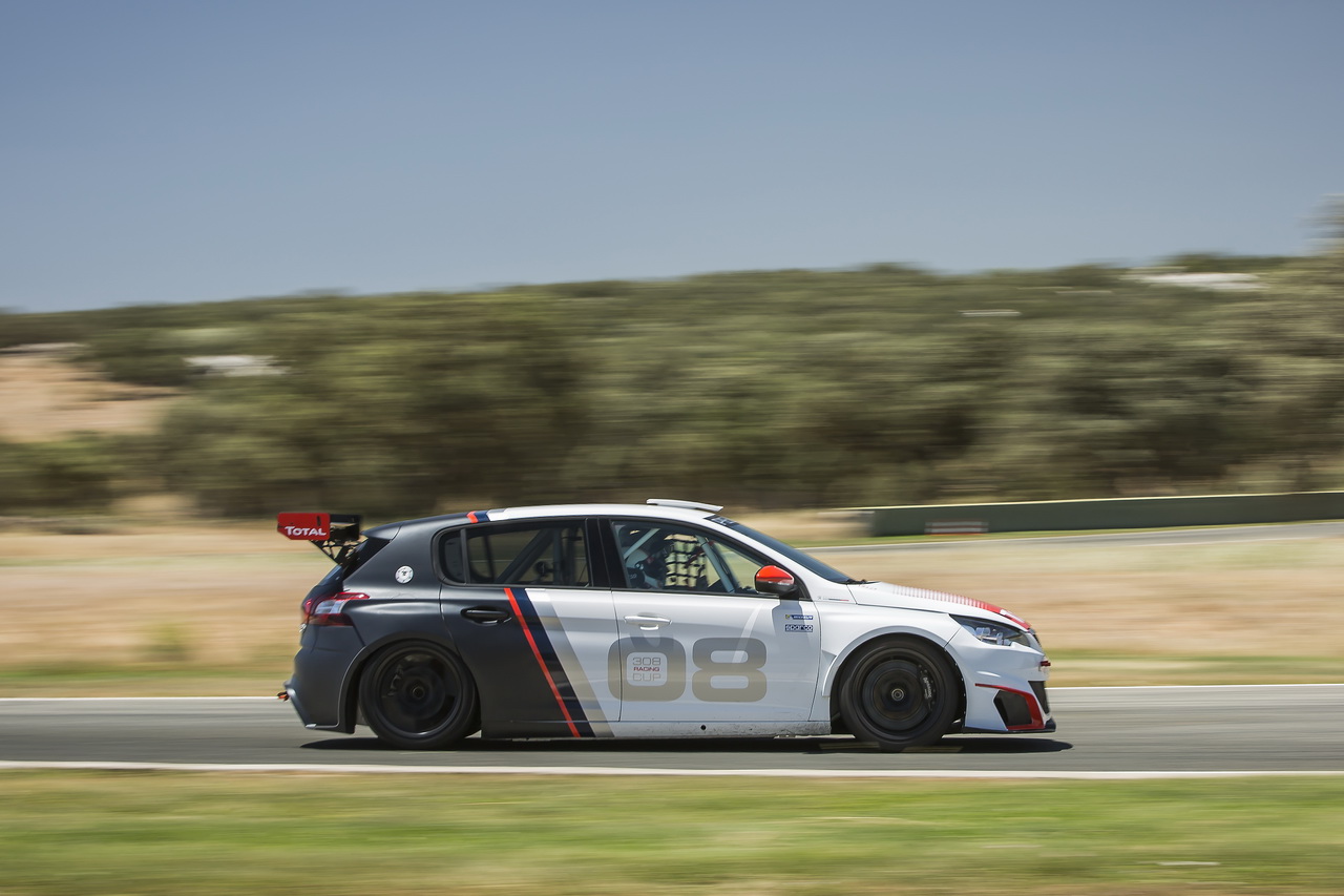 Diaporama et photos - Essai course : Peugeot 308 Racing Cup, la GTi XXL ...