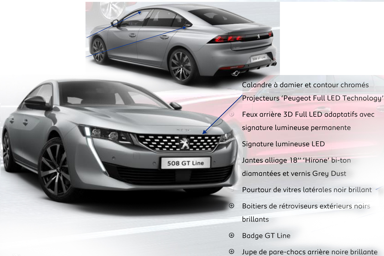 Peugeot 508 : le configurateur de la nouvelle 508 est en ligne