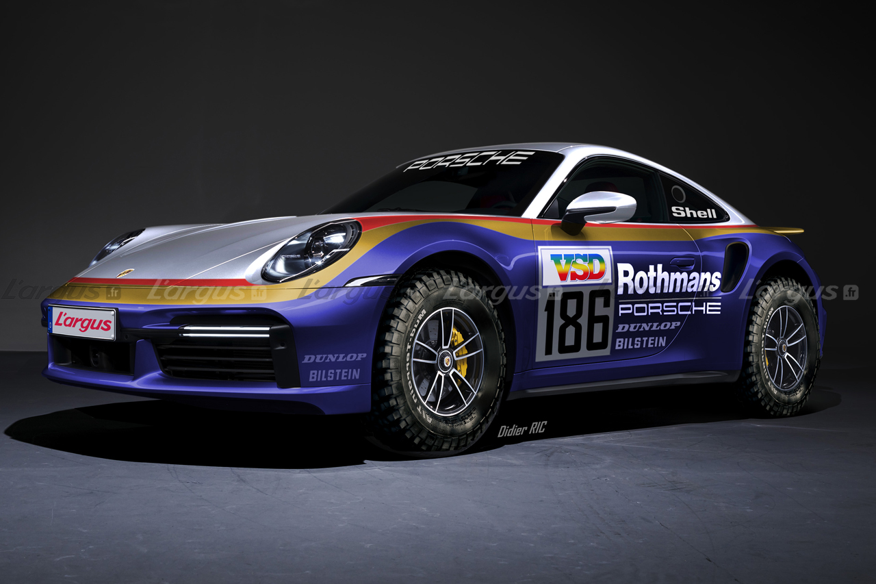 Photo 19 - Porsche 911 type 992 Turbo S paris dakar 2021 - Dakar. "Nos ...