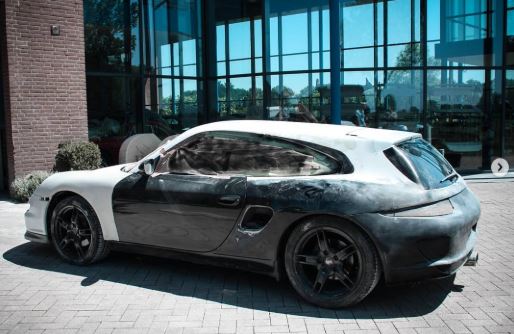 Porsche Boxster. Transformée en break de chasse