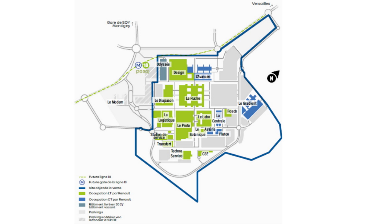 Renault. Le calendrier de cession du Technocentre se précise