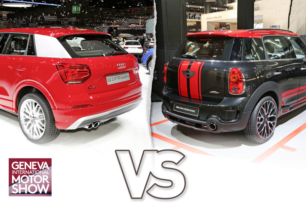 Audi Q2 VS Mini Countryman : premier duel en images ! - Audi Q2 VS Mini ...