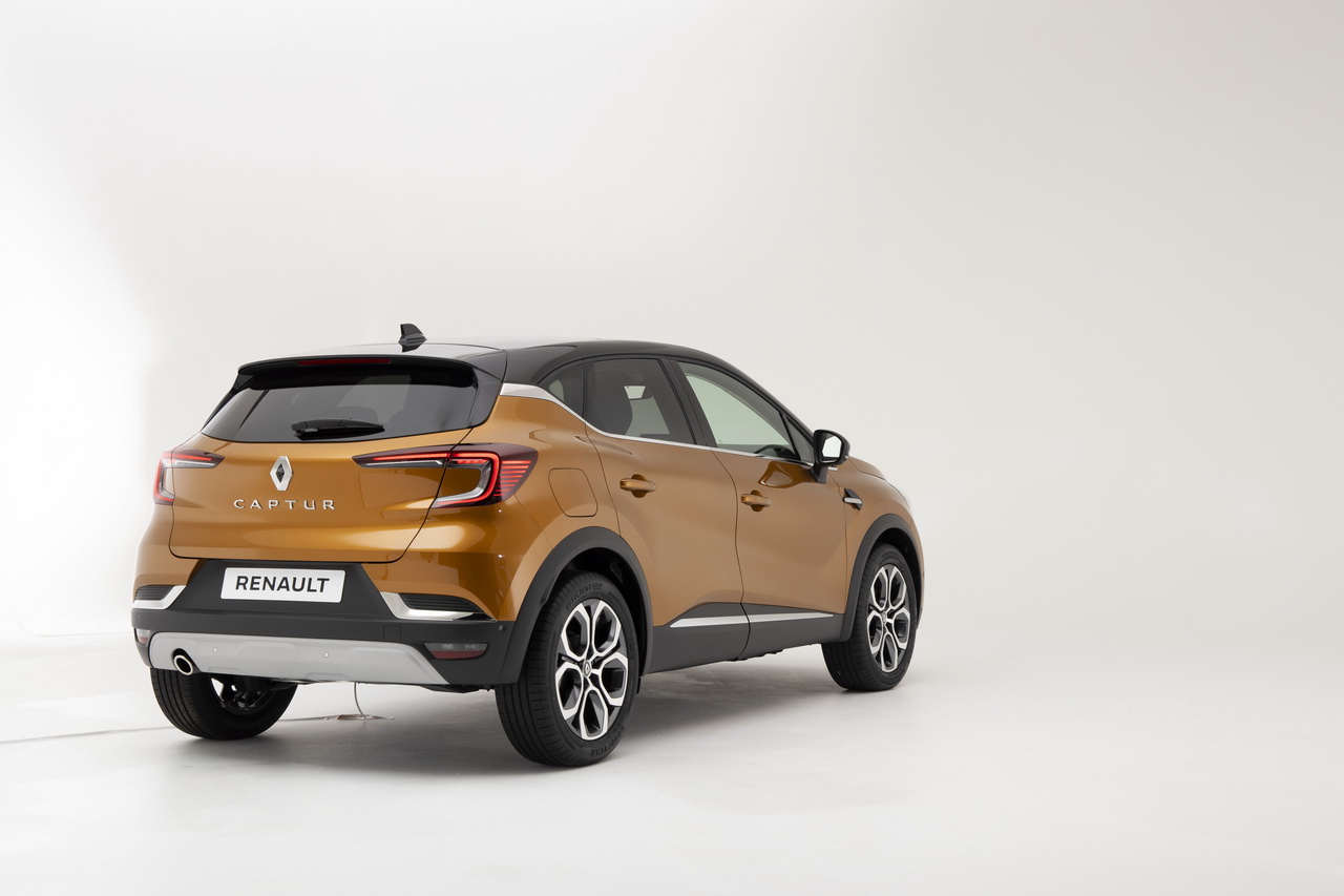 Photo 3 - Renault Captur 2019 orange atacama 3/4 arrière - Renault ...