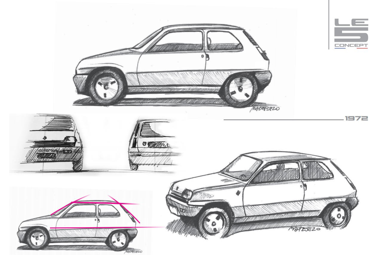 Renault Le 5 Concept. La R5 revisitée en mode électrique