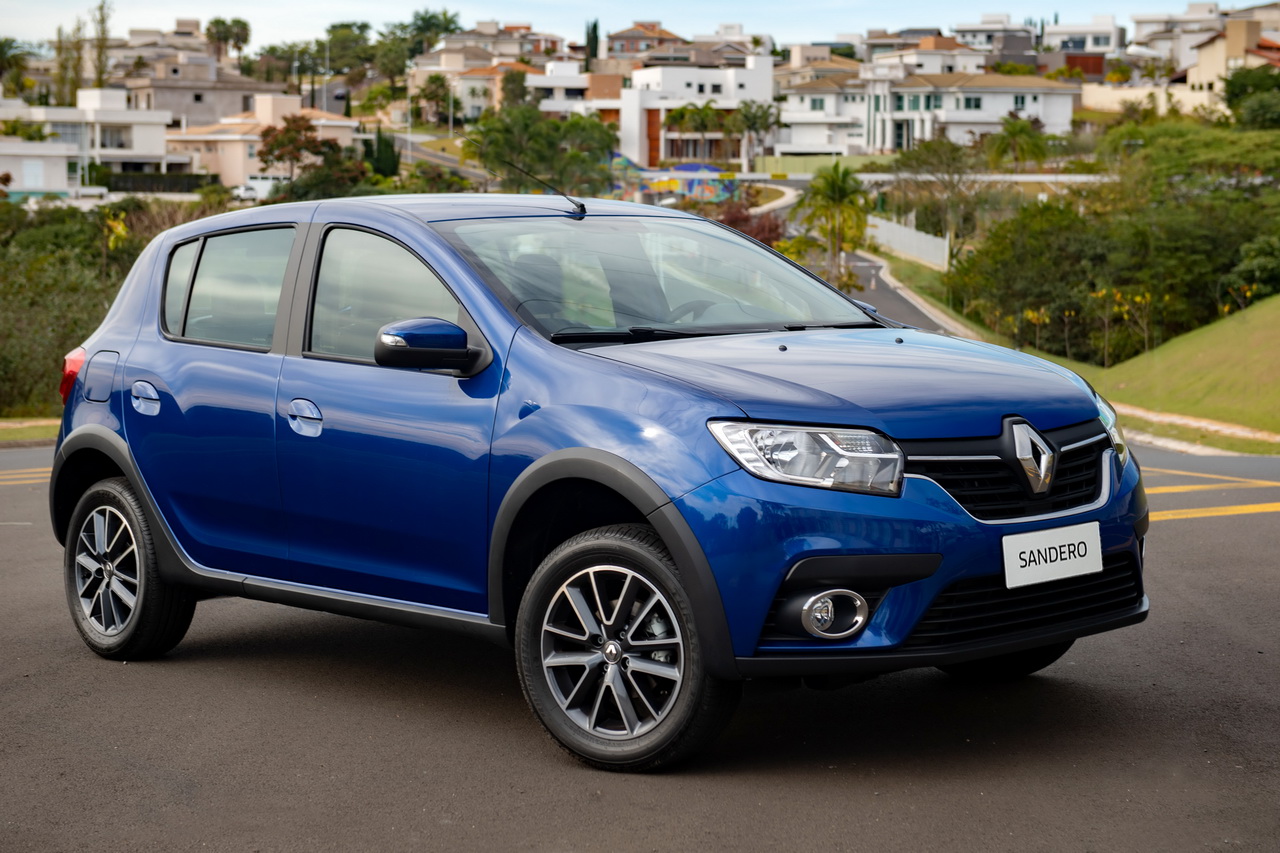 Photo 19 - Renault Sandero Brésil bleue - Renault Sandero (2019) : un ...