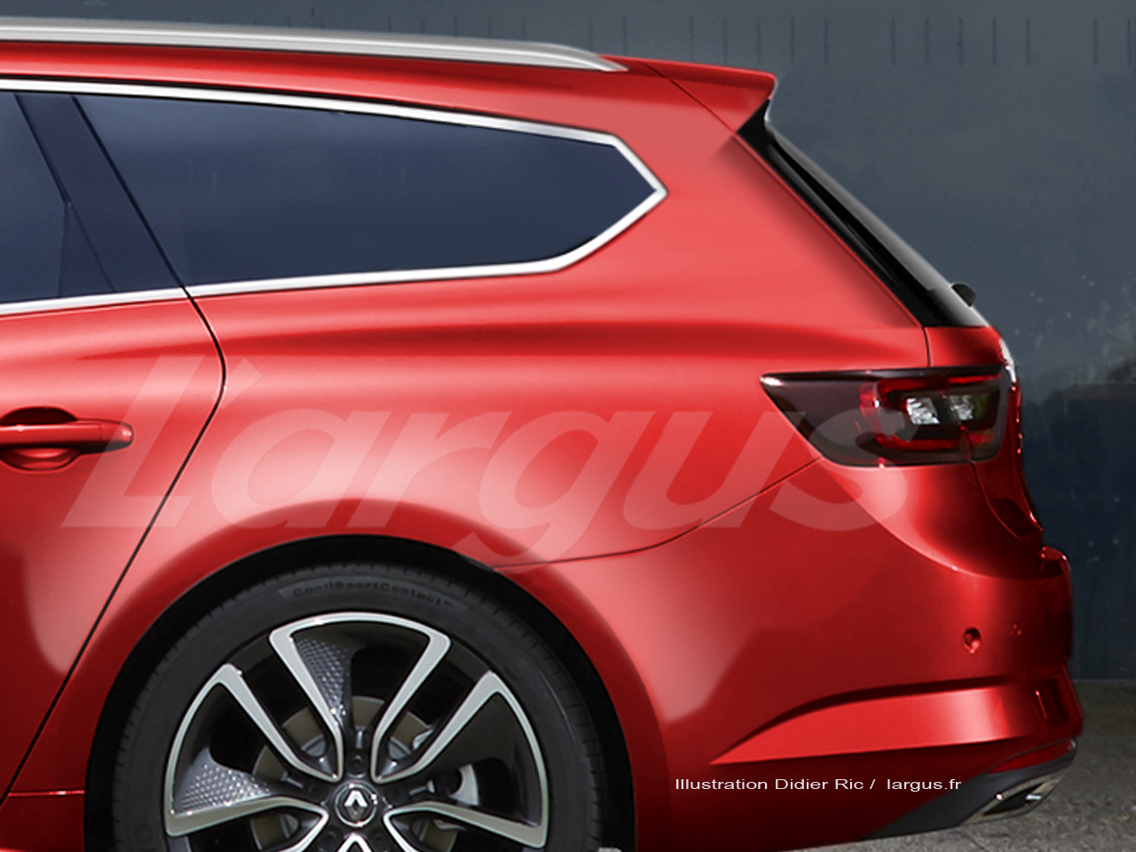 Renault Talisman Estate : un break élégant au Salon de Francfort 2015 ...