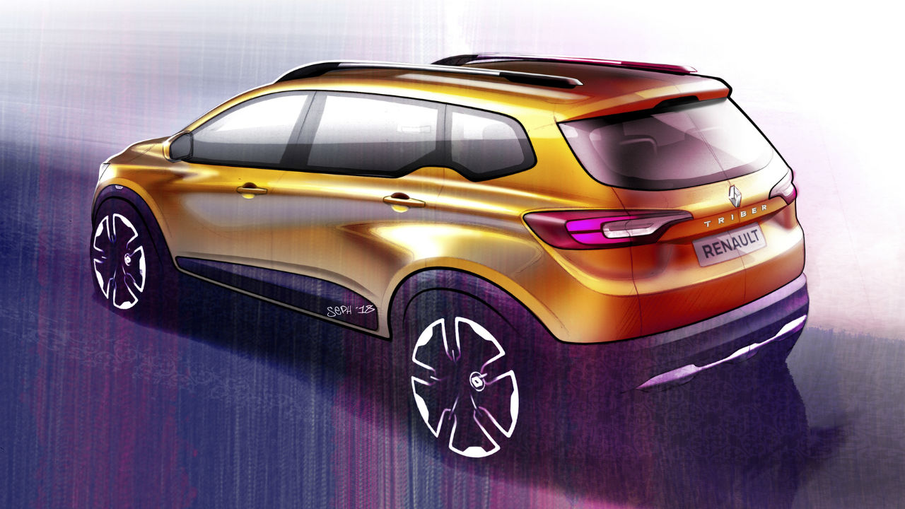 Diaporama et photos - Renault Triber : un étonnant véhicule 7 places ...