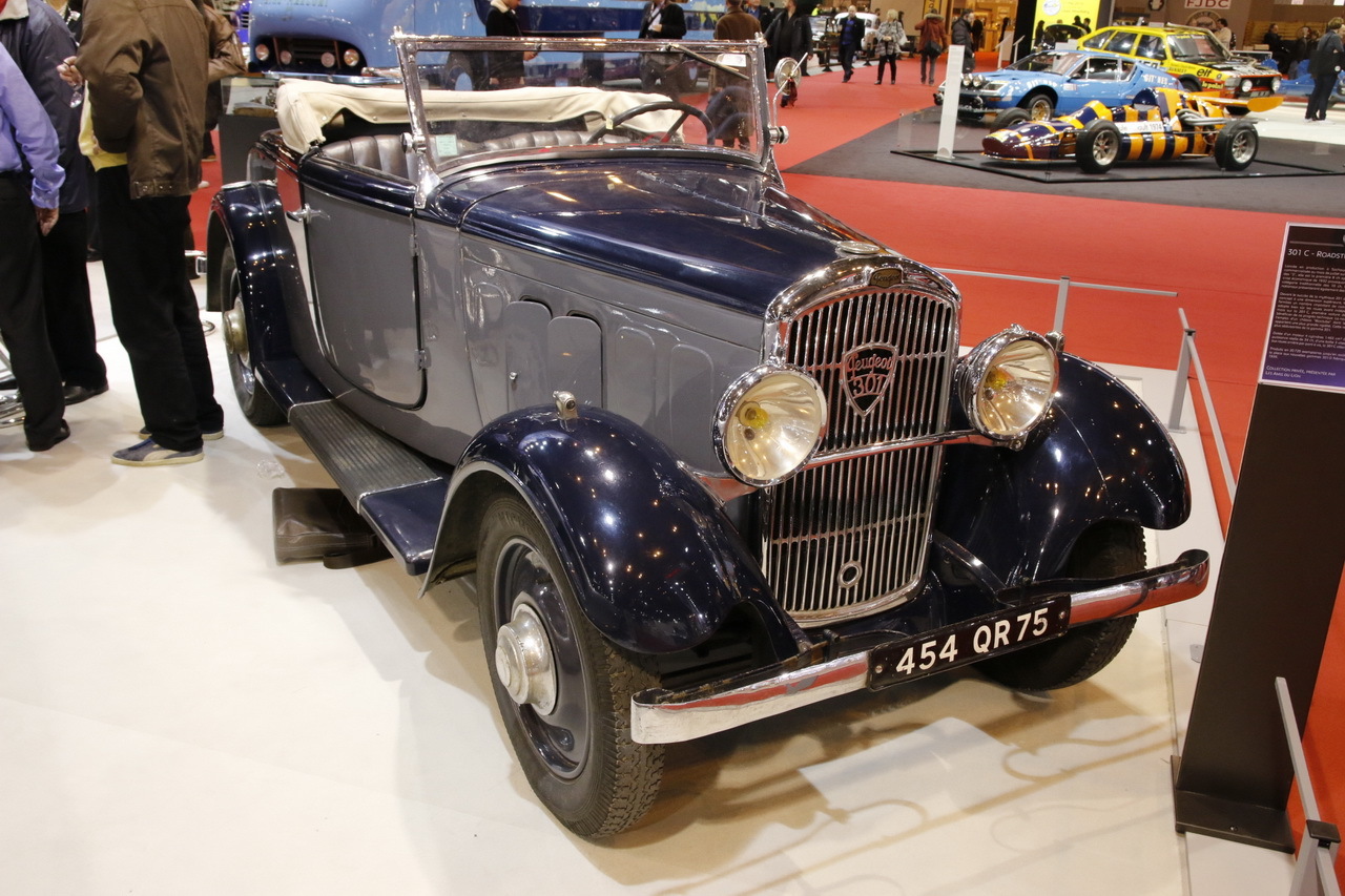 Photo 1 - Peugeot 301 C Roadster 1932 - Rétromobile 2016, découvrez le ...
