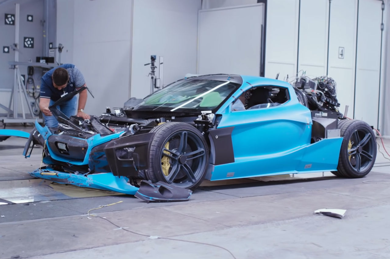 Vidéo : la Rimac C_Two passe au crash-test
