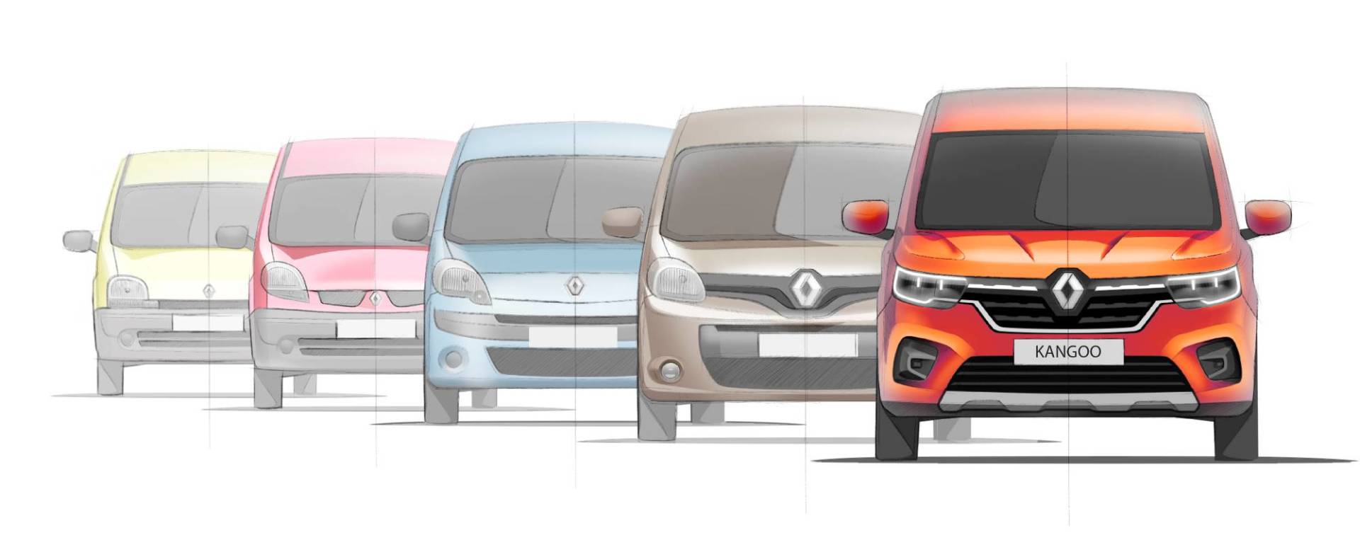 Photo 14 - renault kangoo trois générations - Renault Kangoo 3 Van ...